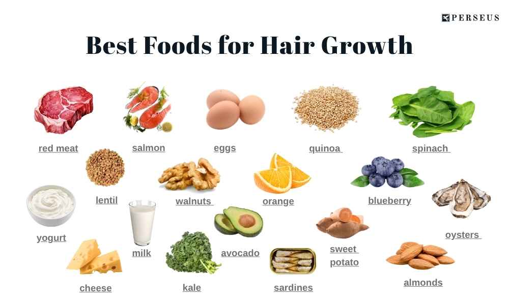 Meal Plan for Hair Growth after Hair Transplant - Perseus Hair Care